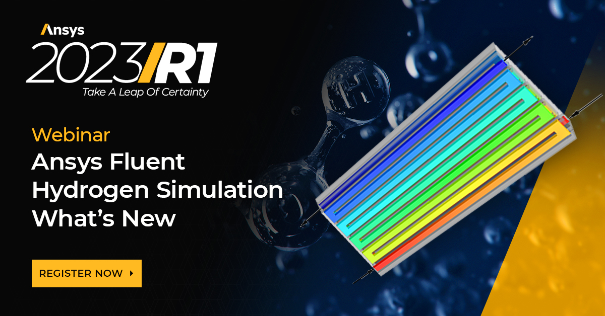 Ansys 2023 R1: Ansys Fluent Hydrogen Simulation What’s New | Ansys