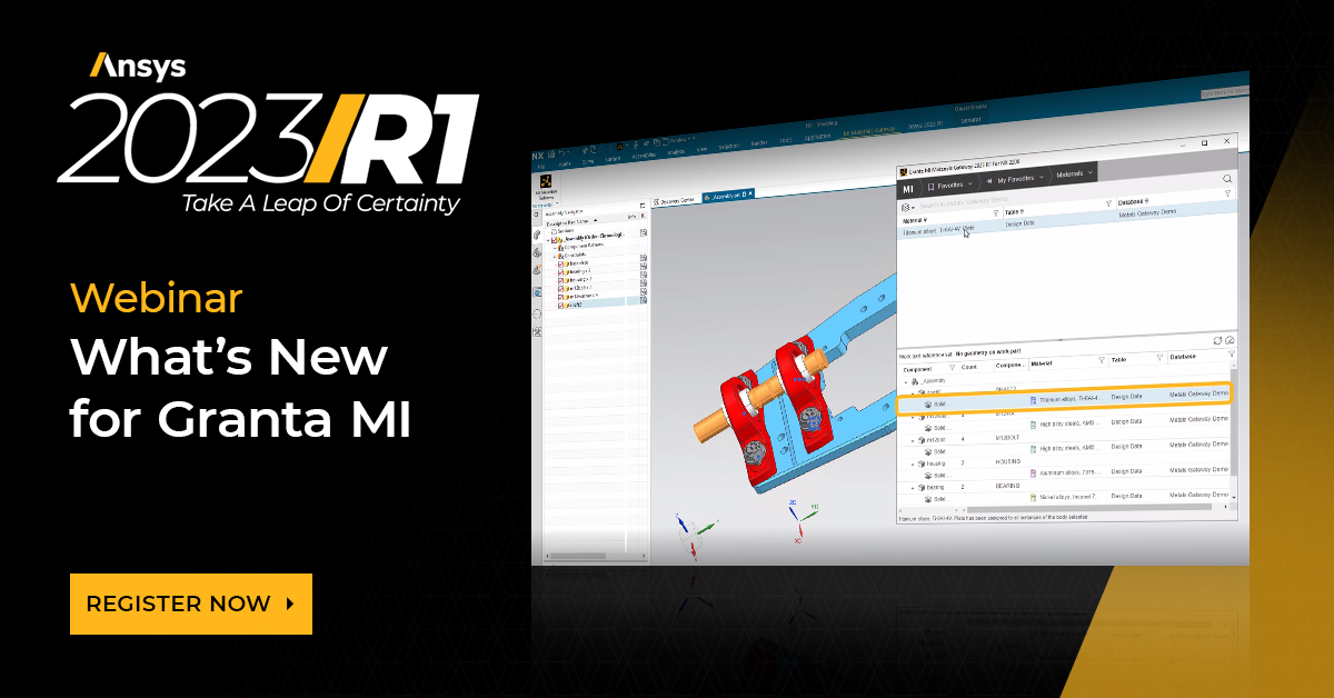 Ansys 2023 R1: Ansys Granta MI What’s New | Ansys