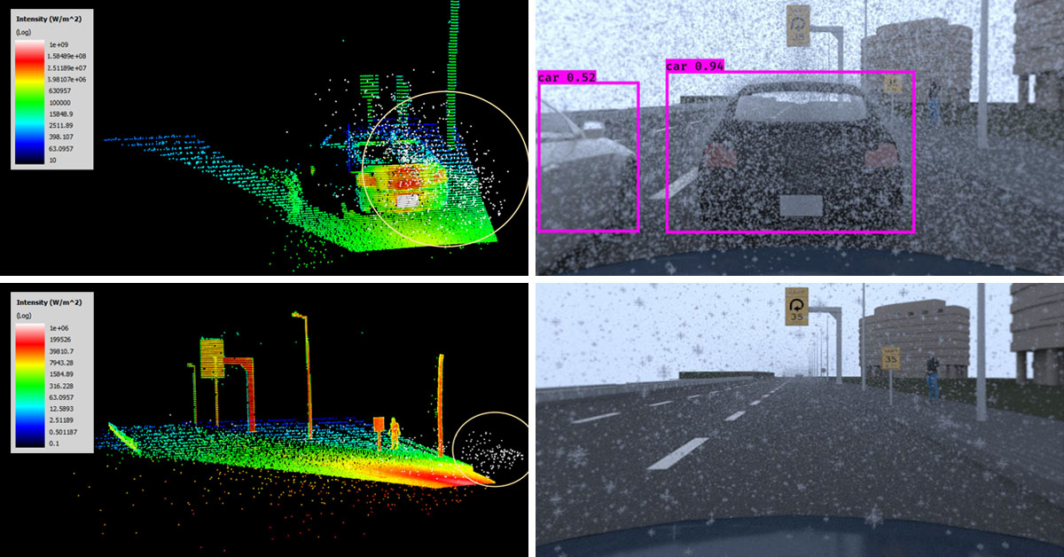 How do Self-Driving Car Sensors Work in Snow?