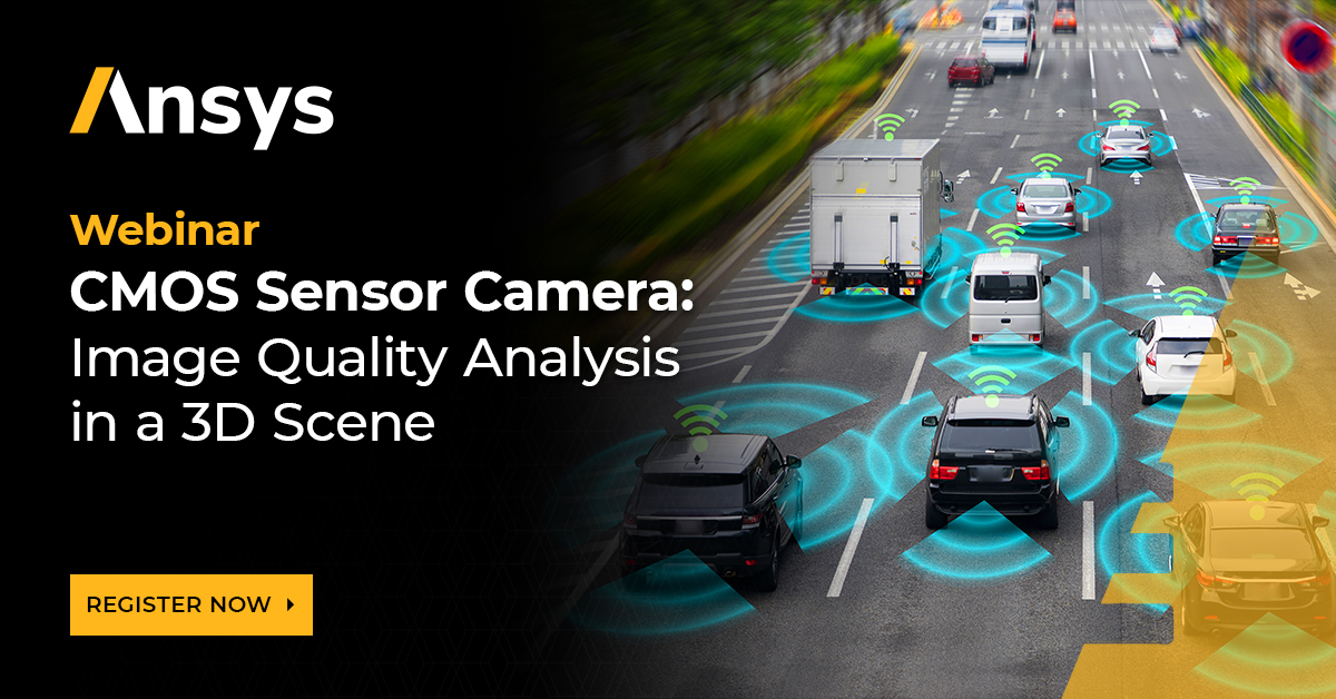 CMOS Sensor Camera: Image Quality Analysis in a 3D Scene | Ansys