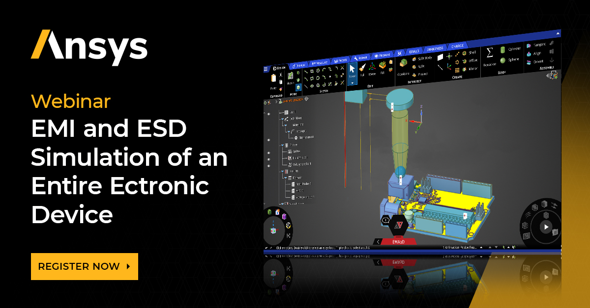 EMI and ESD Simulation of an Entire Electronics Device | Ansys