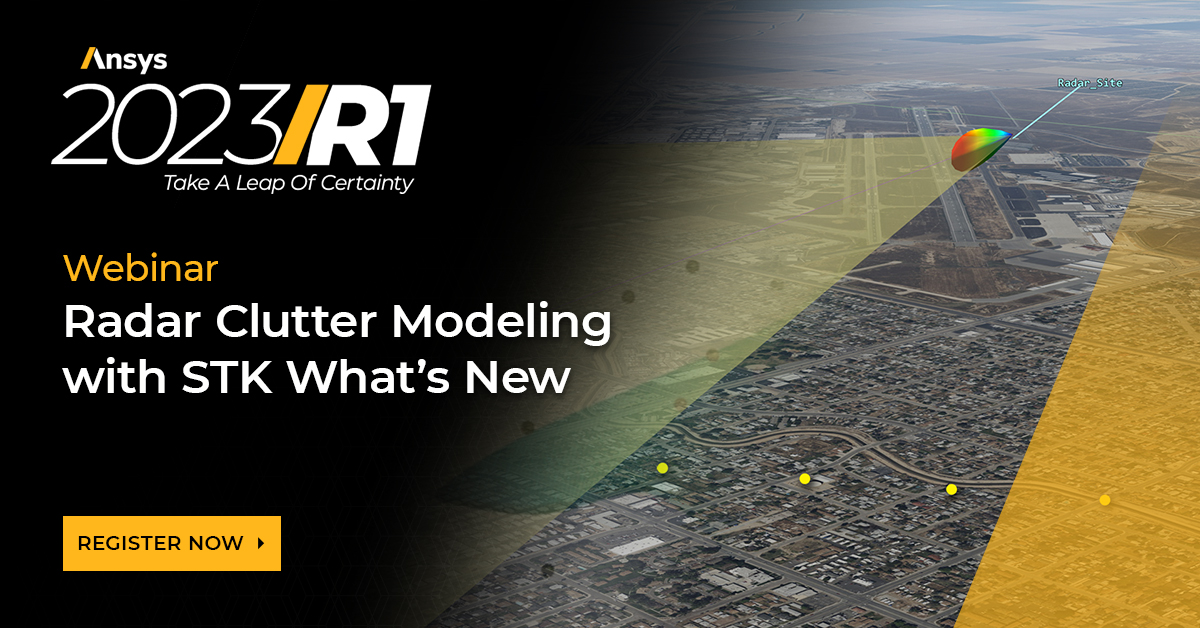Ansys 2023 R1: Radar Clutter Modeling with STK What’s New | Ansys