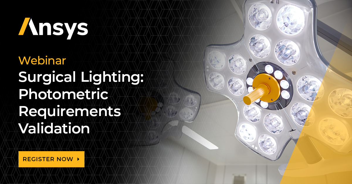 Surgical Lighting – Photometric Requirements Validation | Ansys