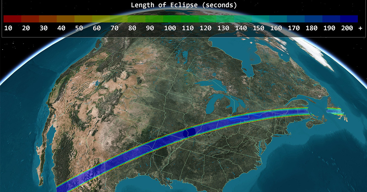 Modeling the 2024 Solar Eclipse with Ansys STK