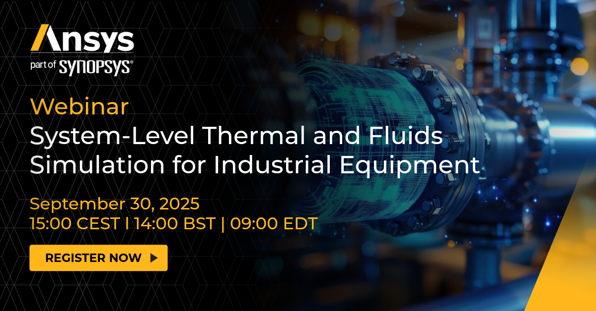 System-Level Thermal and Fluids Simulation for Industrial Equipment