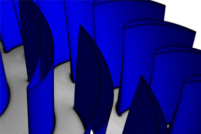 Ansys TurboGrid | Turbine Blade Meshing Software