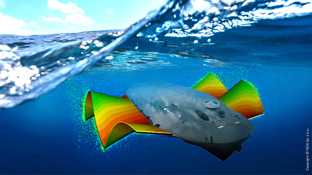 Biomimicry is Used for Propulsion of Unmanned Underwater Vehicles | Ansys