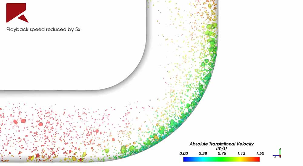 Using CFD-DEM Coupling to Model Non-Spherical Particle and Fluid Flow | Ansys