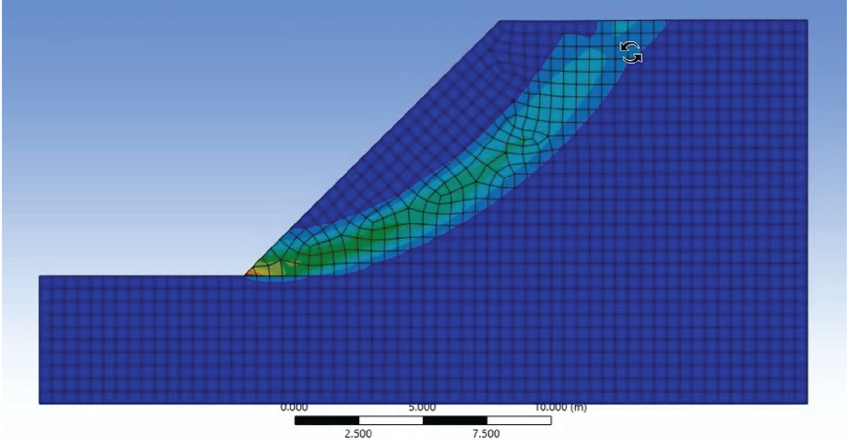 Ansys Mechanical Slope Stability Analysis | Education Resource