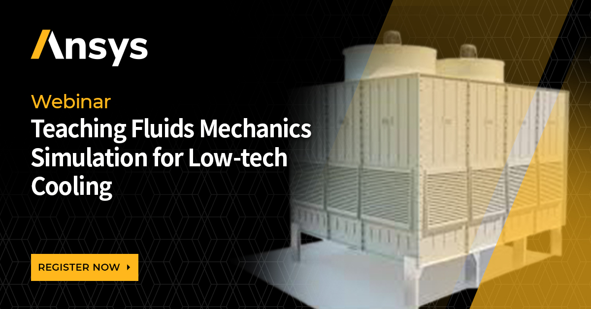 Teaching Fluids Mechanics Simulation for Low-tech Cooling
