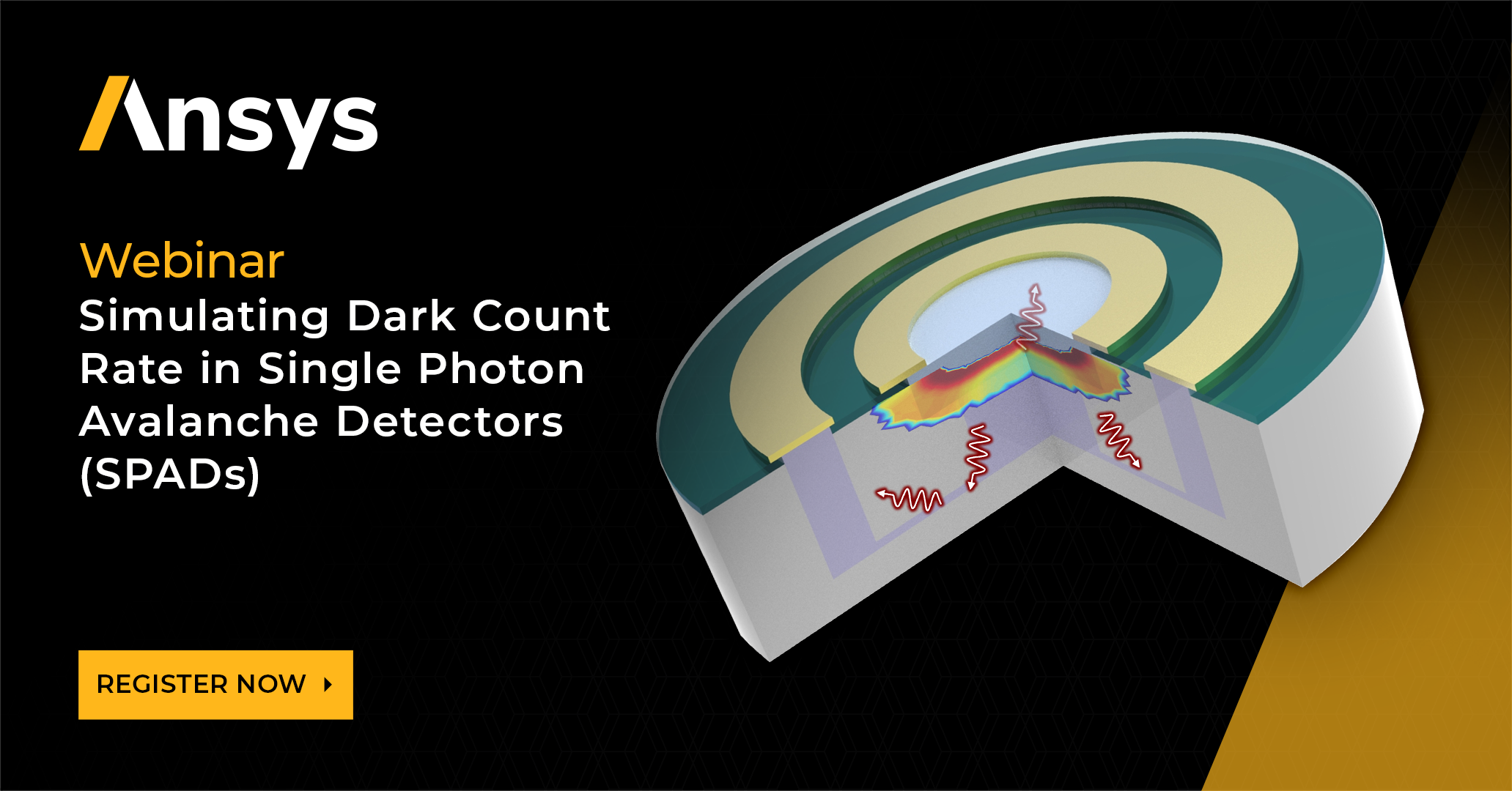 Simulating Dark Count Rate in Single Photon Avalanche Detectors (SPADs)
